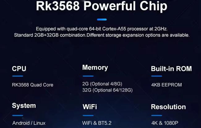 RK3568 Industrial All-in-One Media Player for Intelligent Remote Network Control
