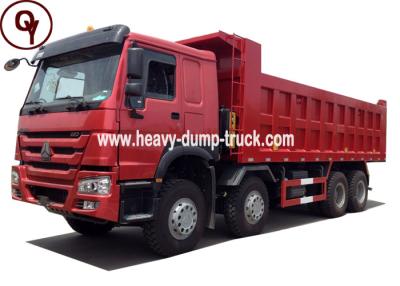 China AC16 Rear Axle Tpye Heavy Dump Truck , 8x4 40 Cubic Meters 100 Ton Heavy Tipper Trucks for sale