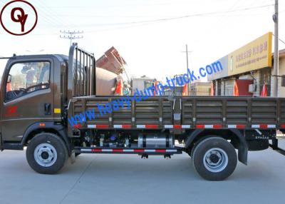 China CNHTC 4x2 Small Pickup Trucks , 6 Wheel Dump Tipper Small Trucks for sale