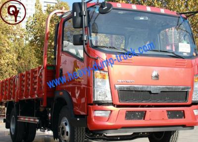 China 6 Wheeler Diesel Light Duty Trucks Yellow Red White Color Optional for sale