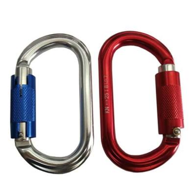 China Wholesale climbing carabiner hook for outdoor climbing tools 25kn carabiner for sale