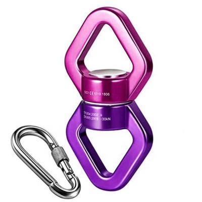 China Safest Climbing Swivel Spinner 360 Rotator 30KN yoga swing Swivel for sale