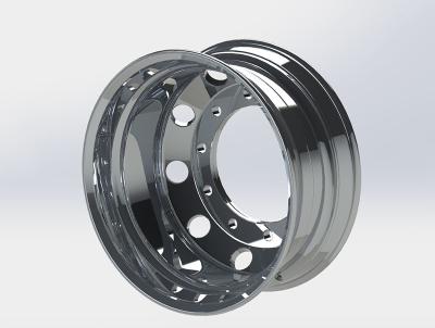 China Diegowheels 22.5*9.0 Casting Flow Forming Aluminum Alloy Wheels for sale
