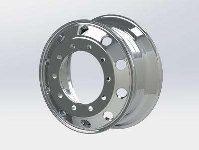 China Diegowheels 22.5*8.25 Casting Flow Formed Aluminum Alloy Wheels for sale