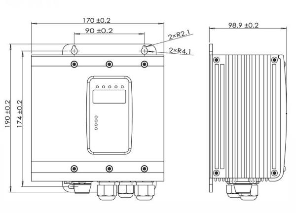 Quality Sdvc21-Xlp (25A) Variable Voltage Digital Controller for Vibratory Feeder for sale