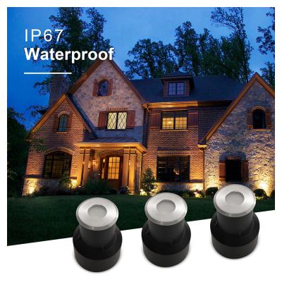 Cina IP67 Luce a terra Mini luci sepolte 12V 24V Bianco caldo in vendita