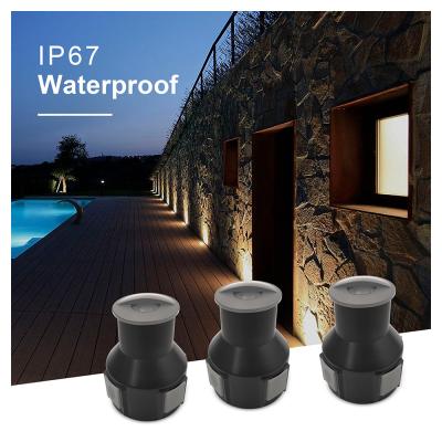 Cina IP67 Illuminazione esterna a pavimento a bassa tensione a terra leggera a vetro ghiacciato in vendita