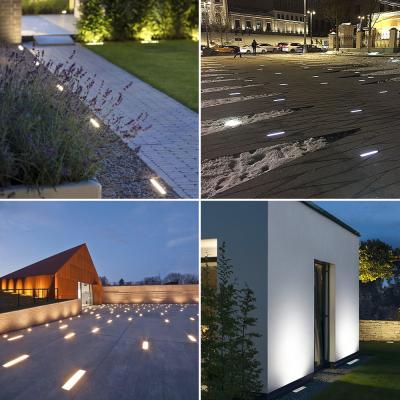 China Recessed LED Underground Light 2700k - 6500k IP67 Linear Wall Wash Light for sale