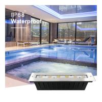 Quality 316 Stainless Steel DMX 512 RGB 12w Linear Swimming Pool Led for Waterfall for sale