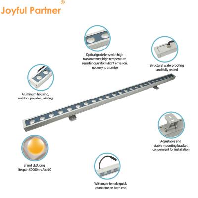 Cina 24W Rgbw LED Wall Washer Light Lineare 2700k - 6500k Impermeabile per edifici in vendita