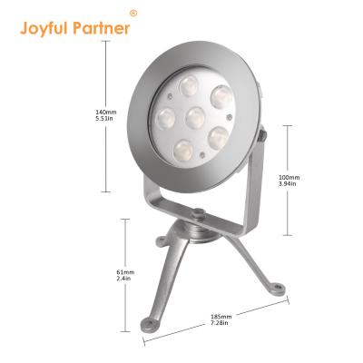 Cina RGBW LED Underwater Spot Light 24V DC in acciaio inossidabile 316 DMX512 Controller in vendita