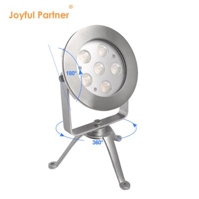 Cina RGBW LED Underwater Spot Light 24V DC in acciaio inossidabile 316 DMX512 Controller in vendita