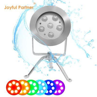 Cina RGBW LED Underwater Spot Light 24V DC in acciaio inossidabile 316 DMX512 Controller in vendita