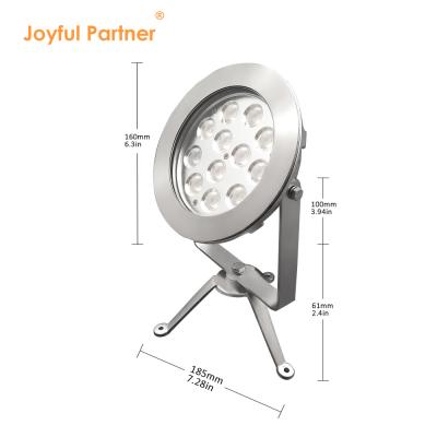 China DMX Control LED Luz subaquática IP68 12W 24W Iluminação de fonte de lago for sale