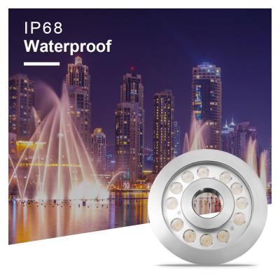 Cina Luce di fonte ad alta potenza a LED IP68 in acciaio inossidabile con foro centrale in vendita