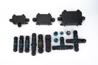 China New Generation Dustproof IP68 Waterproof Quick Connector For Wiring 2Way 3-Core Outdoor Electrical for sale