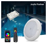 China IP68 Swimming Pool Lights ABS+PC Material 18 Keys Remote Control Constant Current AC12V Surface Mounted for sale