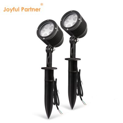 China 5W Outdoor Powder Coating Housing Led Single Color Plastic Spike DC24V Garden Landscape Spotlights For Trees for sale