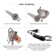 China LED Plastic Spike Spot Light for sale