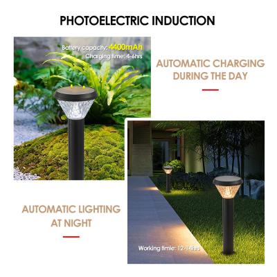 China Solar Pathway Lighting With Remote Control Long-lasting Performance 5W Warm White Solar Charging With Auto ON/OFF for sale