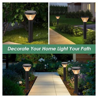 China Solar Pathway Lighting With Remote Control Long-lasting Performance 5W Warm White Solar Charging With Auto ON/OFF for sale