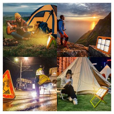 China LED Solar Camping Lights Ultra Bright Outdoor SMD LED IP65 Remote Control Rechargeable Lighting Level For Power Emergency for sale