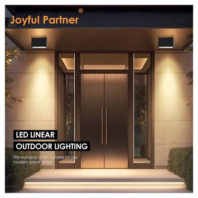 China Deep Anti-glare Ceiling Line Lights IP65 Waterproof Aluminum Housing Up Down Wall Light Surface Mounted Decoration Wall Lamp for sale