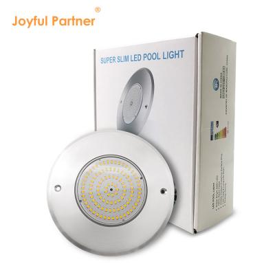중국 IP68 완전히 밀폐 된 방수 단일 색상 160 * 7.5mm 초 얇은 수영장 잠수용 LED 조명 CE 인증 판매용