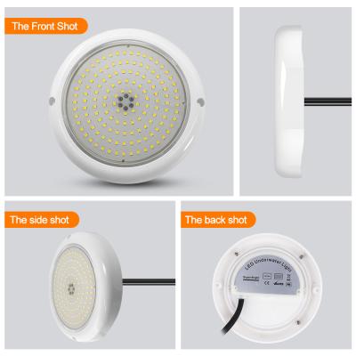 China Resin Epoxy IP68 Pool Lighting White Color PAR56 Bulb 10W LED Underwater Light for sale