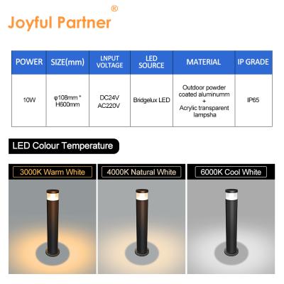 Cina Luci per sentieri da giardino per esterni impermeabili IP65 approvate CE RoHS DC 24v LED Bridgelux 3000K DIA 108MM con trattamento antiruggine in vendita