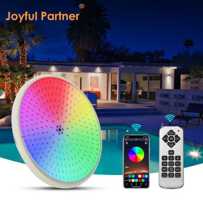 China Energy Efficient RGBW LED Panel Lighting Solutions for Commercial Spaces Pool Light Epoxy Resin LED Panel Bulb ø178*25mm for sale