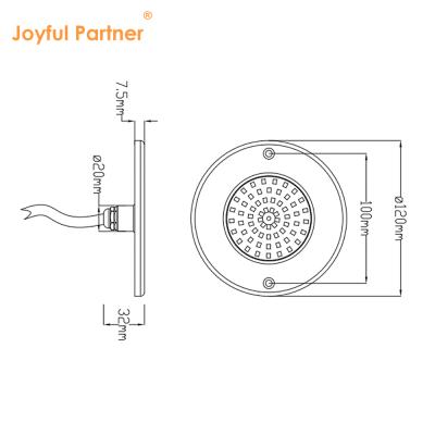 China Underwater Led Swimming Pool Lights Ip68 Waterproof Rgb Wifi Remote Control ABS PC Material ​Ultra Thin Type for sale