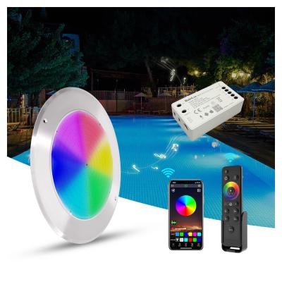 China IP68 LED PAR56 Pool Light RGB Color Changing 12VDC AC 35W DIA 280mm SMD2835 432pcs With Color Package for sale
