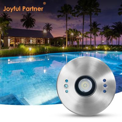 China RGB Premium 1W/2W/3W Buried LED Underwater Lights DMX Control 316L Stainless Steel for Pools for sale