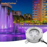 Quality OEM ODM DMX Control RGB LED Fountain Light IP68 Waterproof 6*2W 6*3W RGB Led for sale
