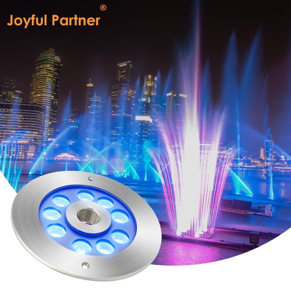 Quality LED FOUNTAIN LIGHT 316 STAINLESS STEEL RGB SINGLE COLOR170*61MM DC12V / 24V IP68 WATERPROOF for sale
