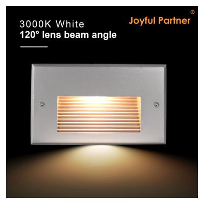 New Rectangle 3W SMD LED Step Lights 170*106mm AC100-240V IK10 Outdoor White Color
