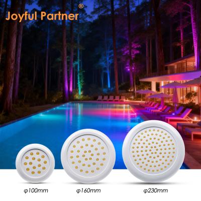 China AC12V Plastic Swimming Pool Light 6W Resin Filled 100% IP68 For Underwater Use for sale