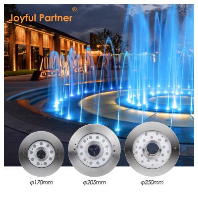 China Underwater Pool LED Fountain Light Stainless Steel 316L 9W 18W DMX Control RGB DC24V For Engineering Luminaire for sale