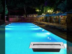 316 SS Iluminação de piscina subaquática 12v 24v DC IP68 Iluminação de piscina linear