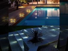 2W IP67 LED Inground Lights Outdoor Ultra Thin Diameter 55mm SMD LED Walkover Lights Met Aluminium Housing