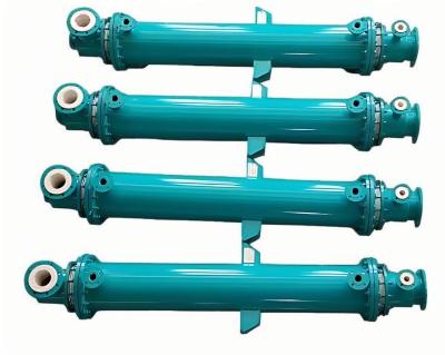 China 1200mm Teflon Heat Exchangers Resistant To Acids  Alkalis And Organic Solvents for sale