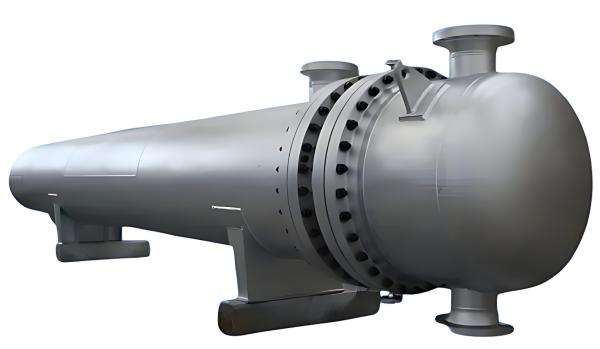 Quality SS Shell And  Tubular Heat Exchanger Horizontal Heat Exchanger Acid Resistance for sale