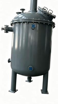 China PTFE lined anti-corrosion heating mixing tank with PLC-PID temperature control and high-efficiency heat transfer for sale