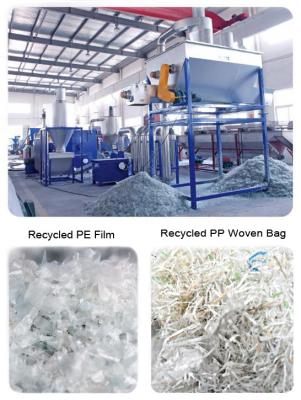 China pp woven bag recycling line/PP PE film or bag recycling washing line cleaning for sale