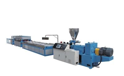 China PE,PP,PVC wood plastic board extrusion line and wood plastic composite profile production for sale
