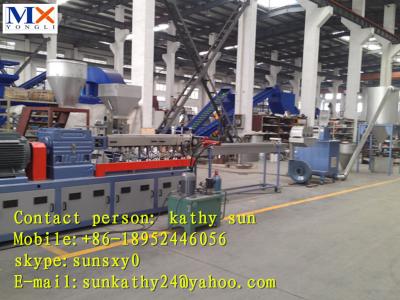 China double stage plastic granulator line/PP/PE/ABS/EVA crumbles pelletizing line for sale
