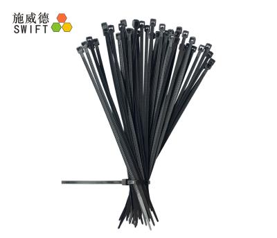 China Black Bulk Cable Ties 2.5 * 100mm For Hand Using UL 94V - 2 Flame Retardant for sale