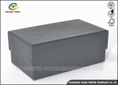 China Cheap Customized Black Cardboard Gift Boxes For Shoes / Clothes for sale