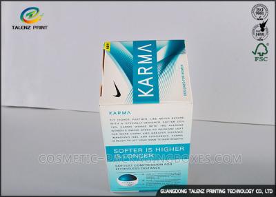China Light Blue Cardboard Gift Boxes Gloss Vanish Surface Disposal For Sports for sale